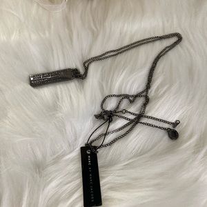 Marc By Marc Jacobs | Jewelry | Nwt Marc Jacobs Engraved Id Tag Long ...